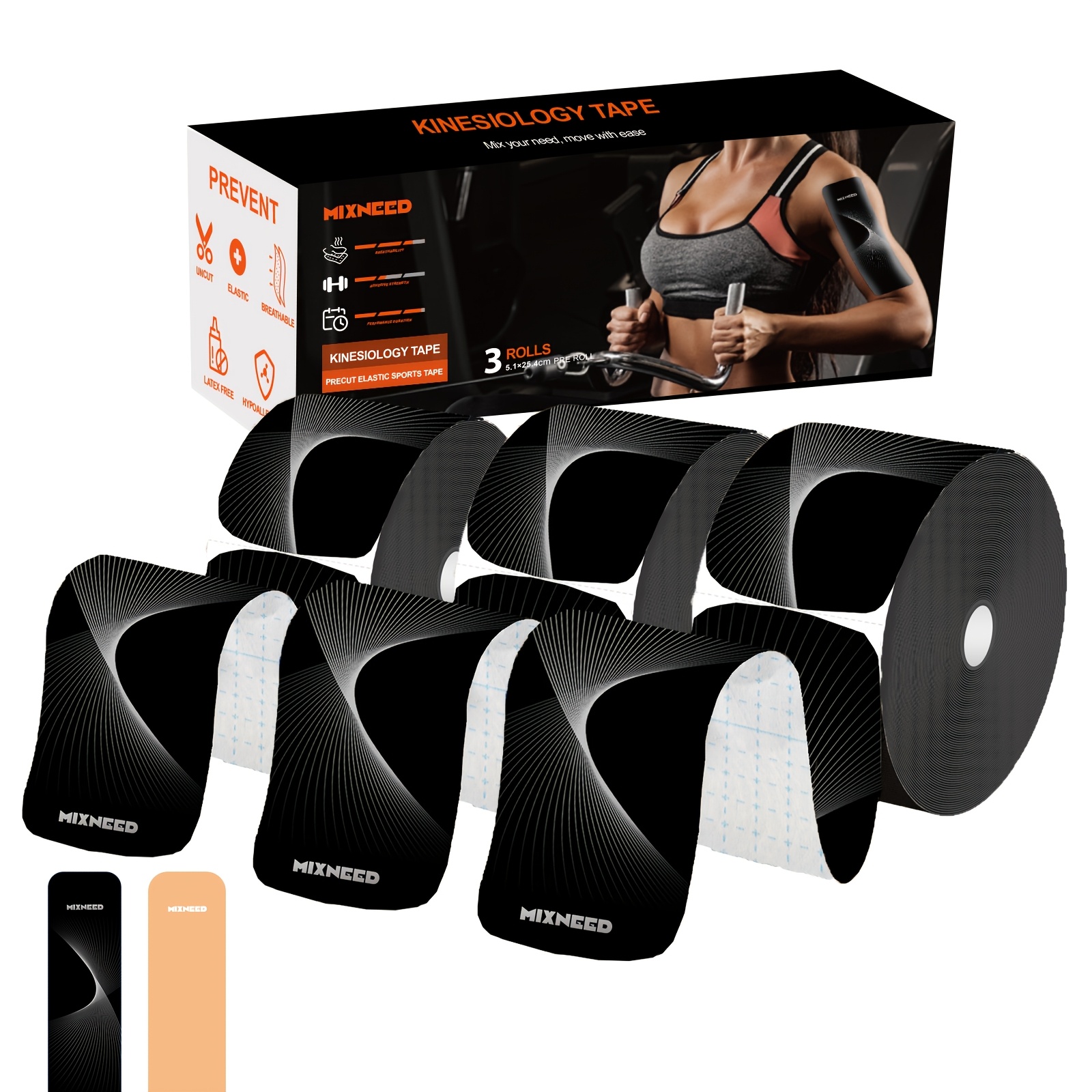 knee support tape sold on Temu United States
