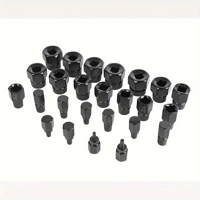Screw Extractor Set Damaged Bolt Remover Carbide Round Head - Temu ...