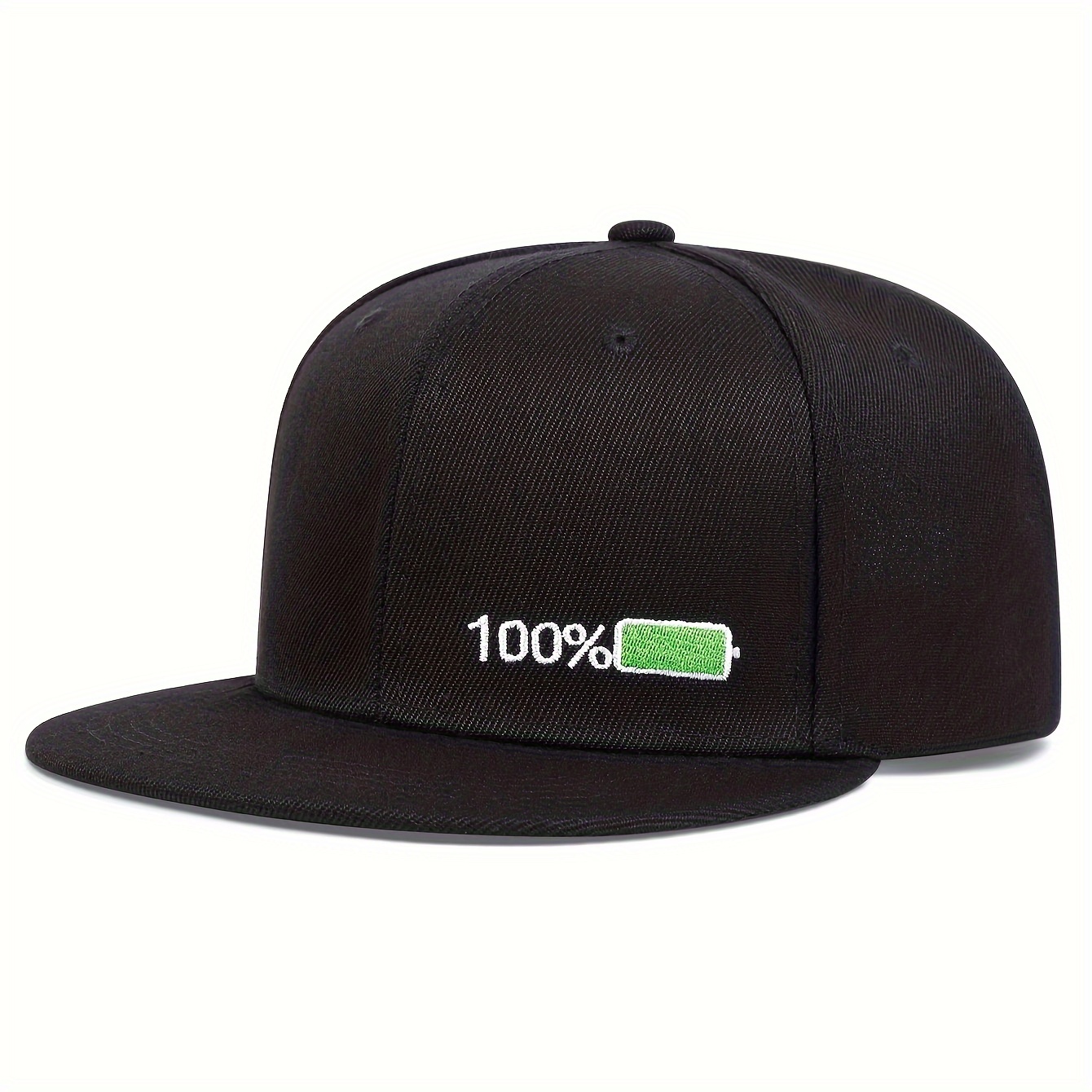 hip hop retro baseball cap embroidery battery decor trucker hat for ...