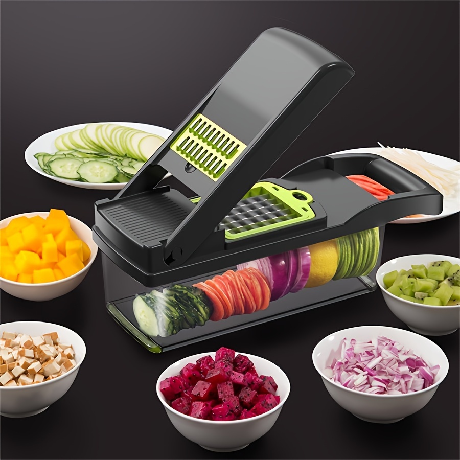 Vegetable Chopper Kit Abs - Temu