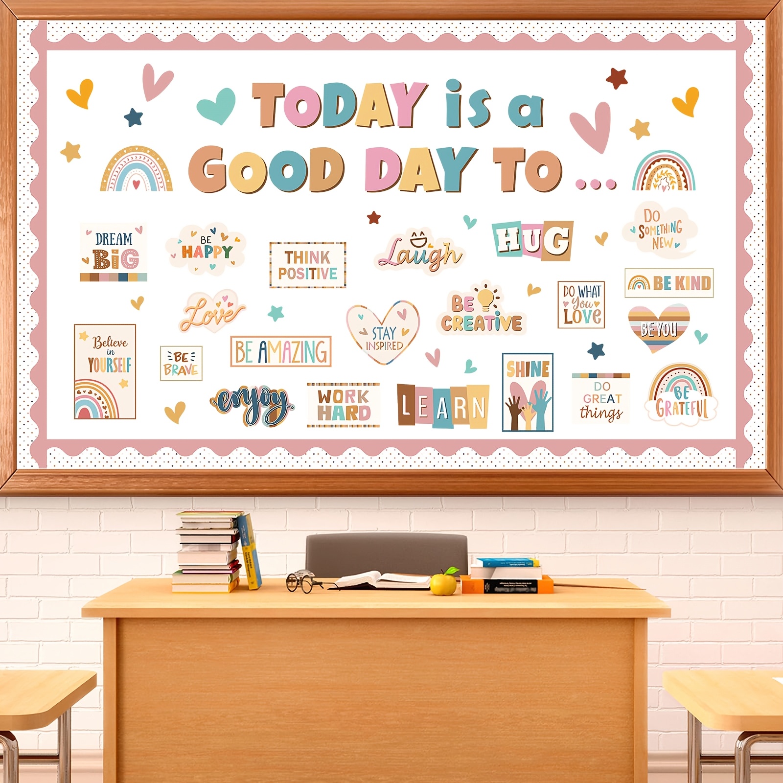 classroom bulletin board decorations sold on Temu United States