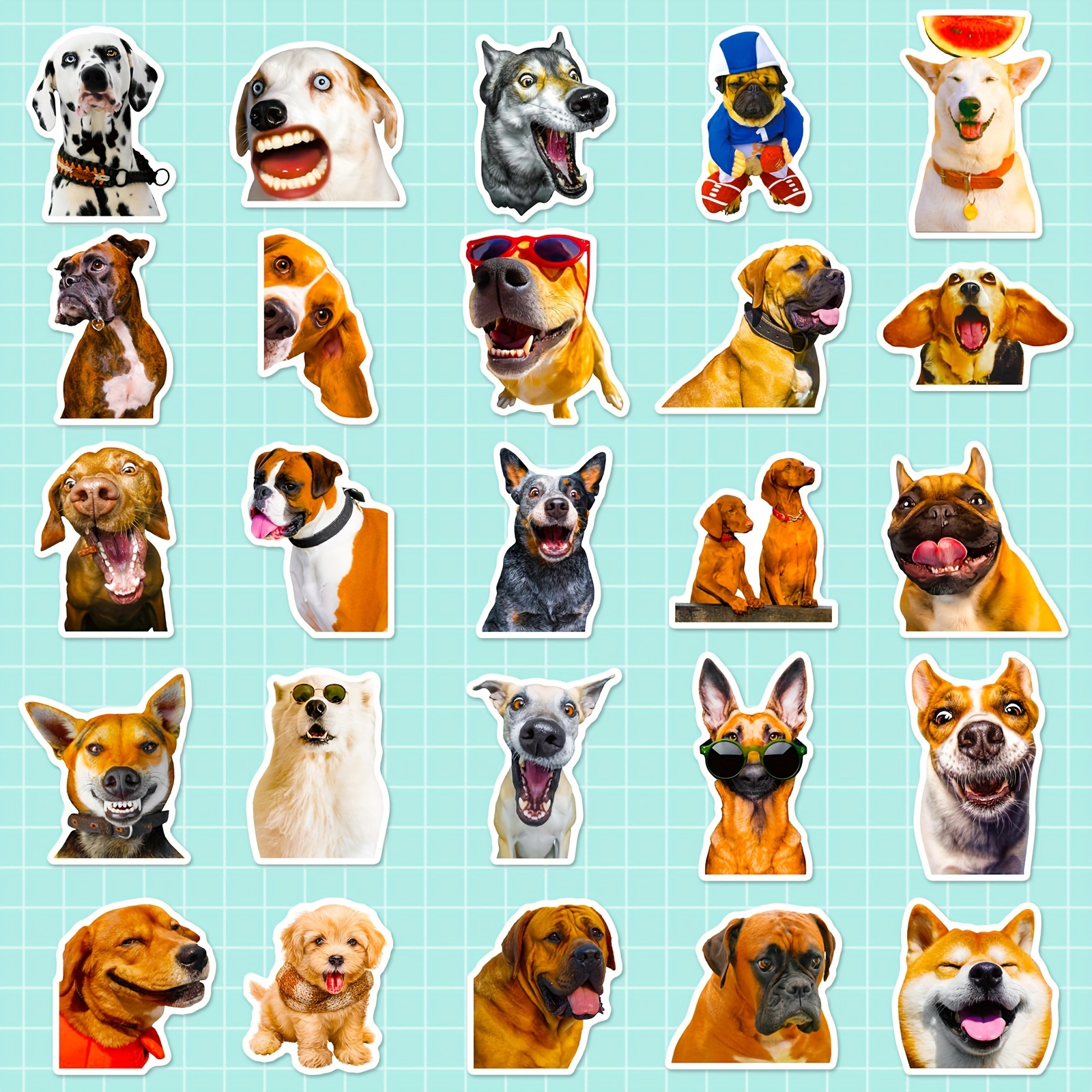 Various Realistic Cute Graffiti Stickers Puppies Suitable - Temu
