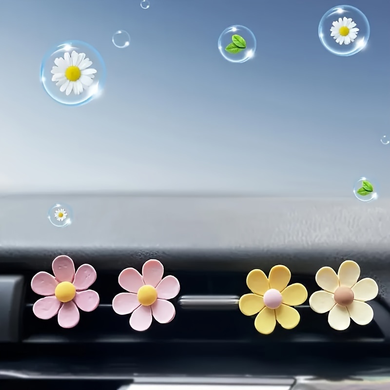 Floral Car Air Freshener Clip Aromatherapy Vent Diffuser - Temu