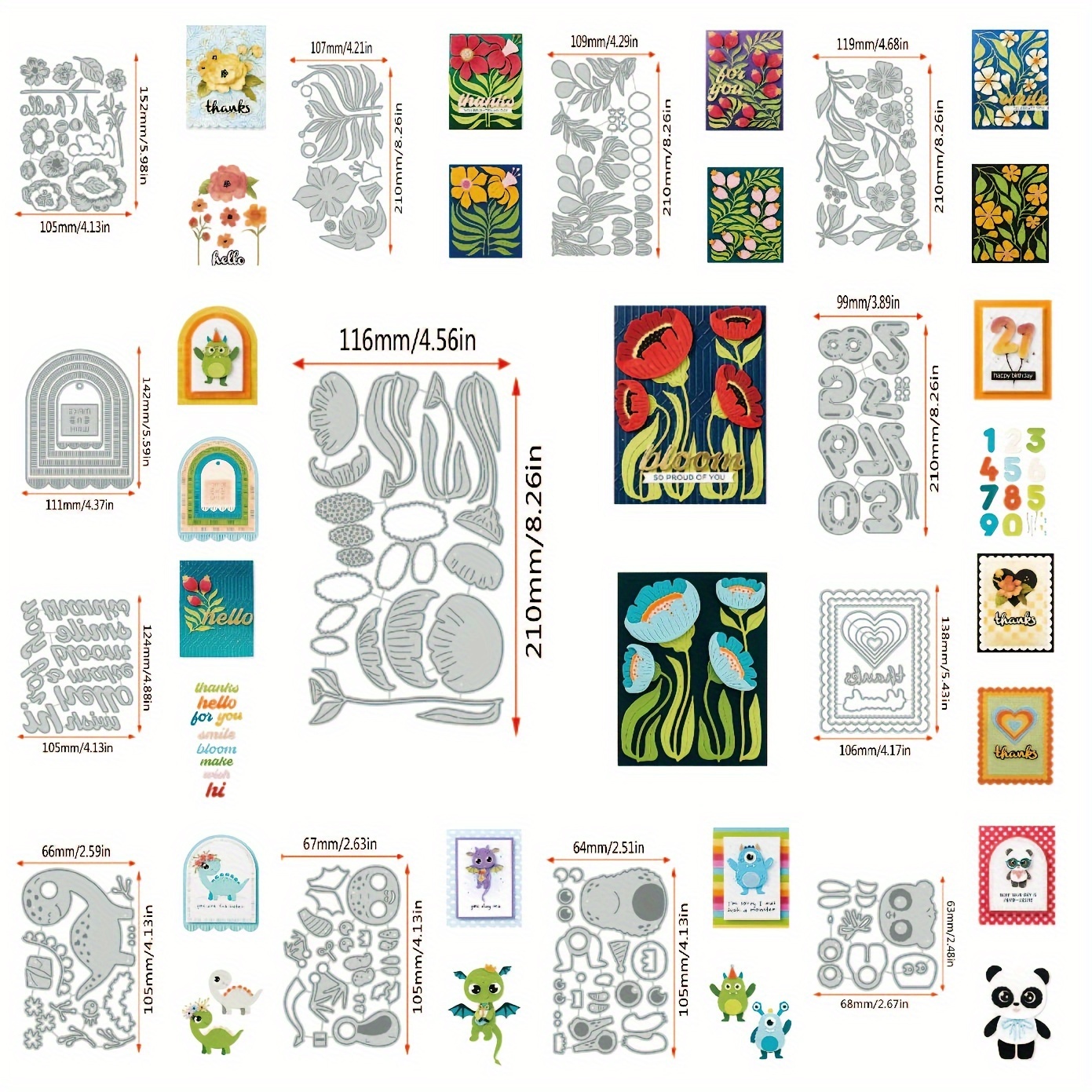 1pc Metal Die Cut, Metal Cutting Die For Paper Card Making Scrapbooking ...