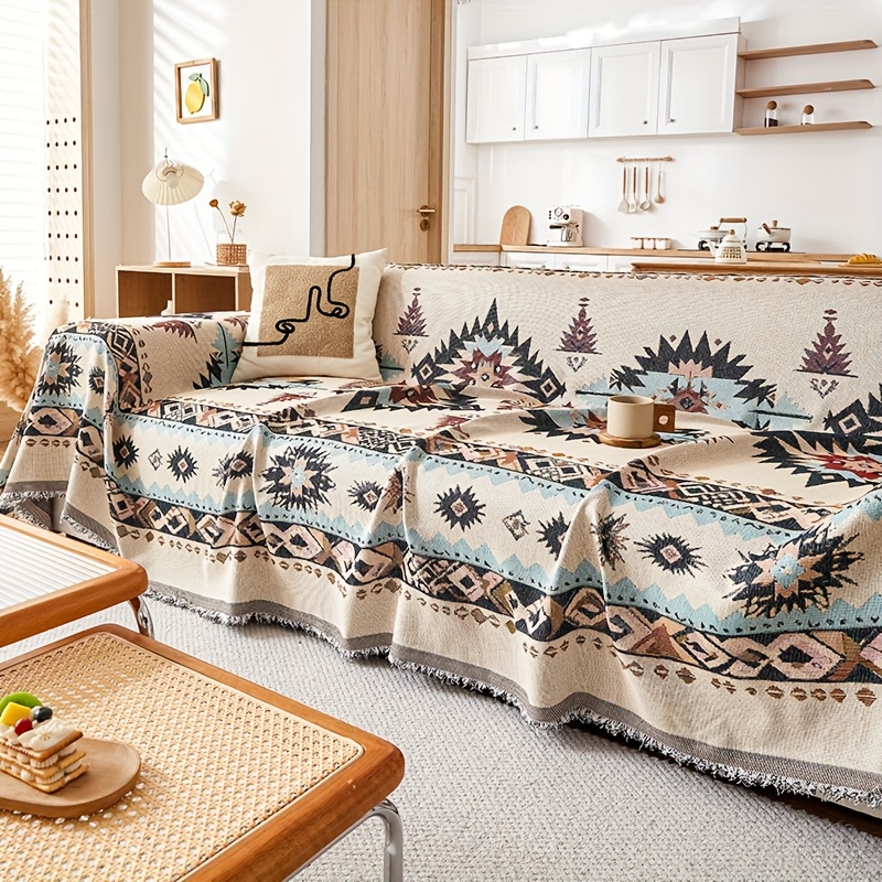 bohemian couch covers sold on Temu United States