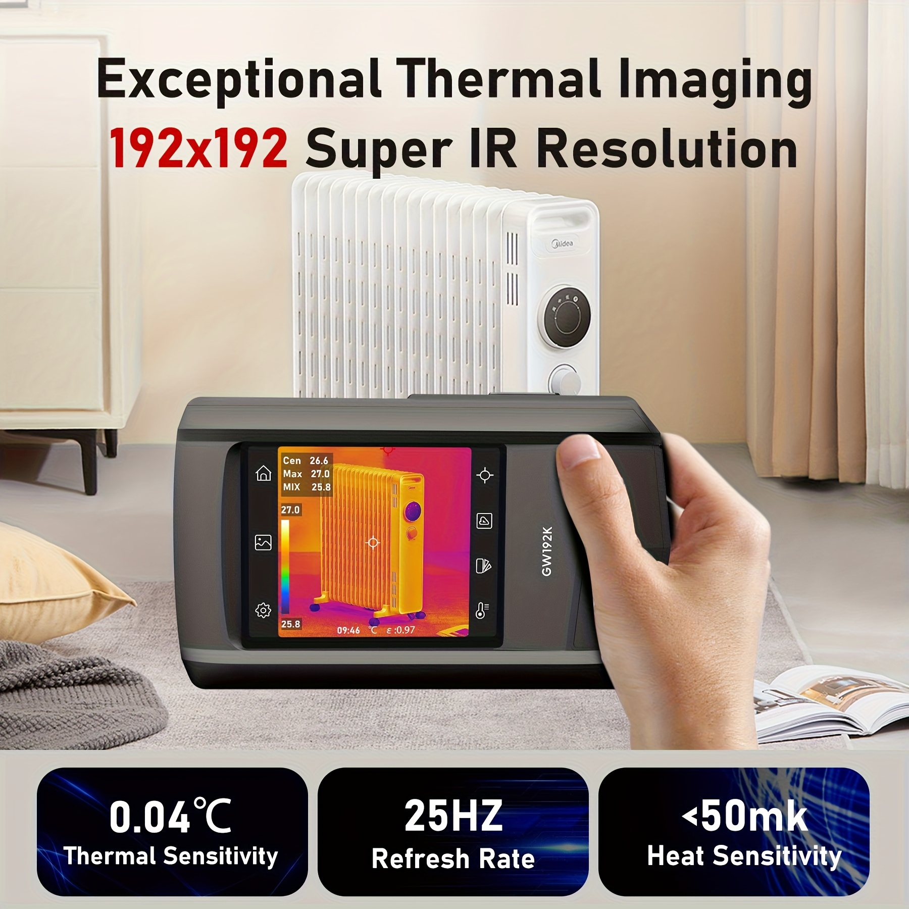 mini thermal camera sold on Temu United States
