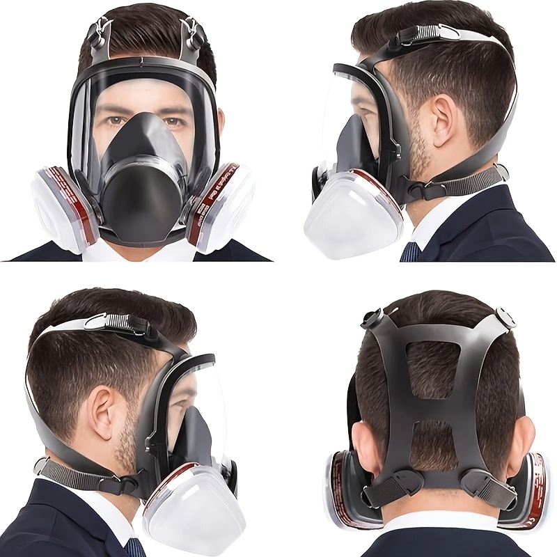1 full face mask filter 6800 reusable respirator painting Temu