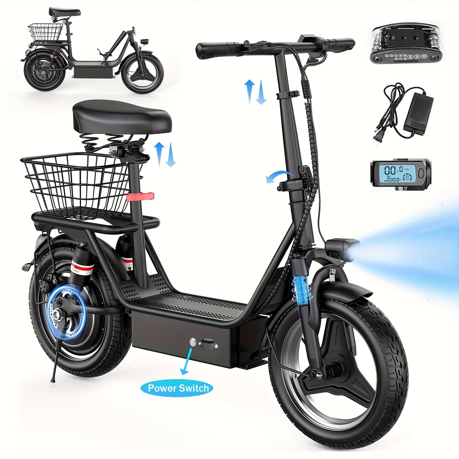 electric adult tricycle sold on Temu United States