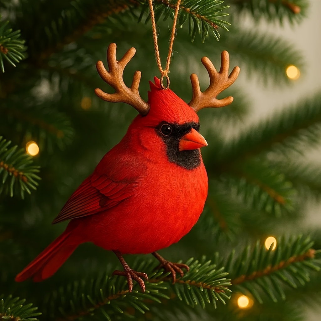 The Cardinal Bird Arrival calendar for Christmas, 24-day Christmas ...