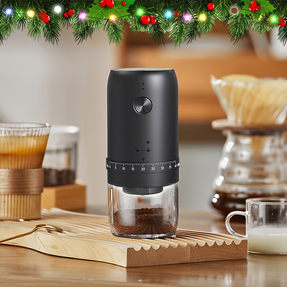 compact coffee grinder sold on Temu Australia