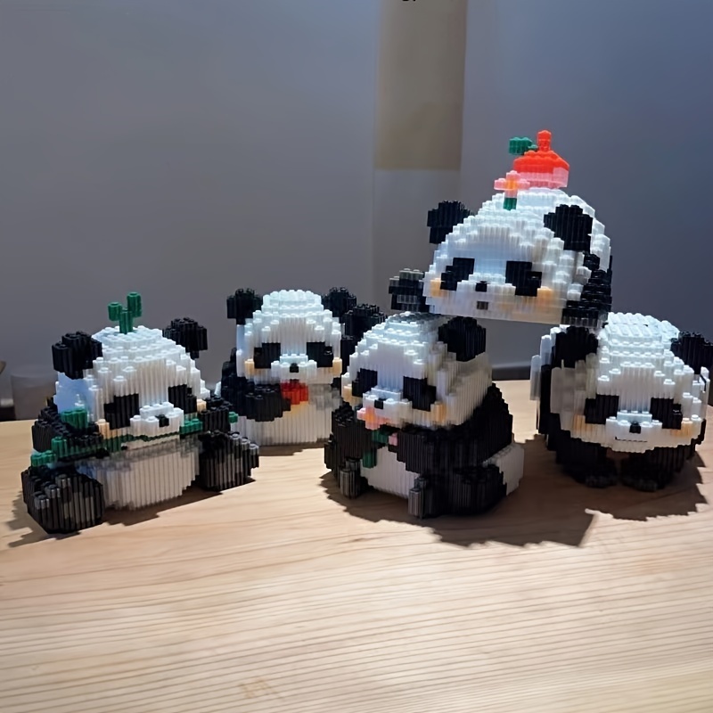 2200-piece Panda Building Blocks Set - Educational 3d Puzzle, Hands-on ...