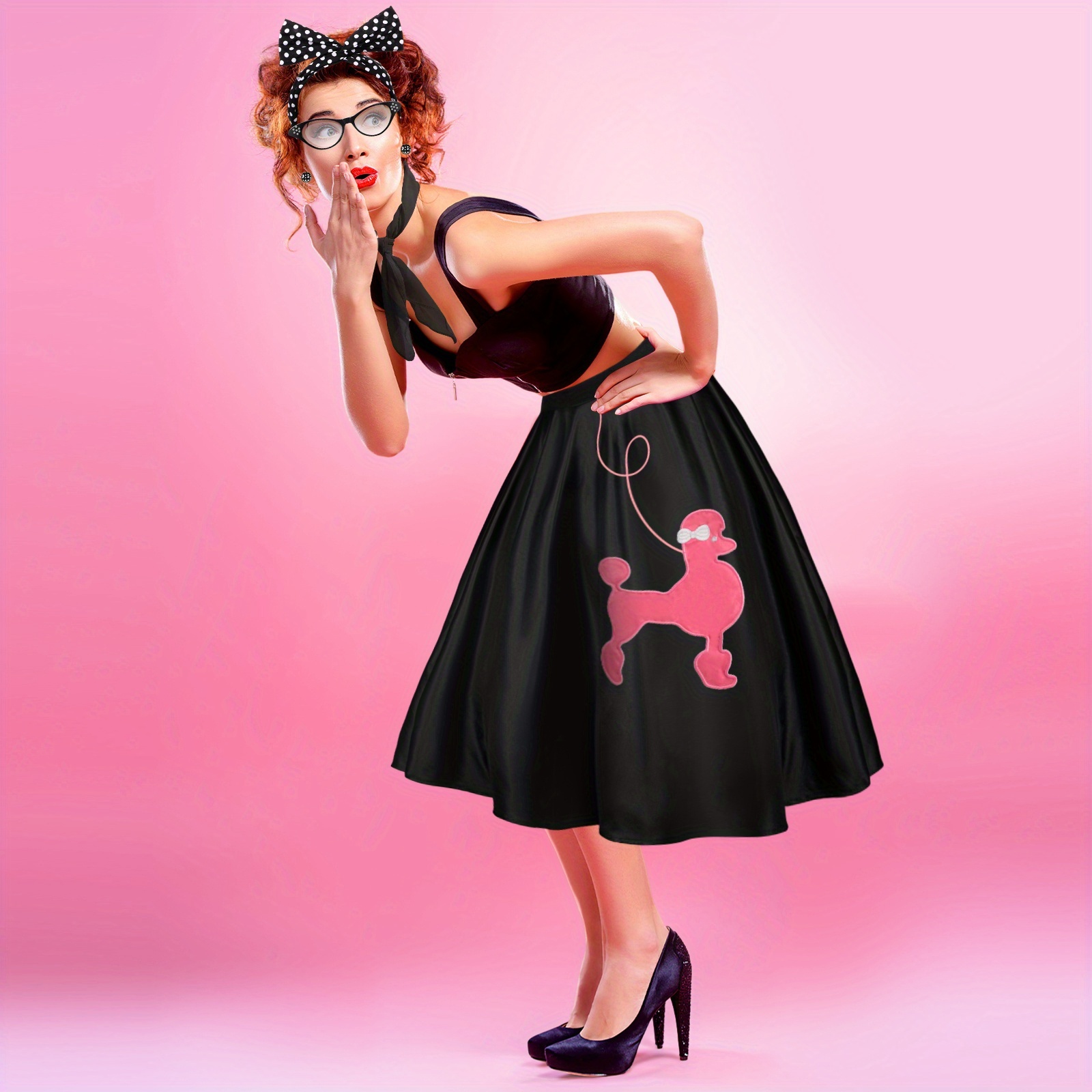 poodle skirts 1950s sold on Temu United States