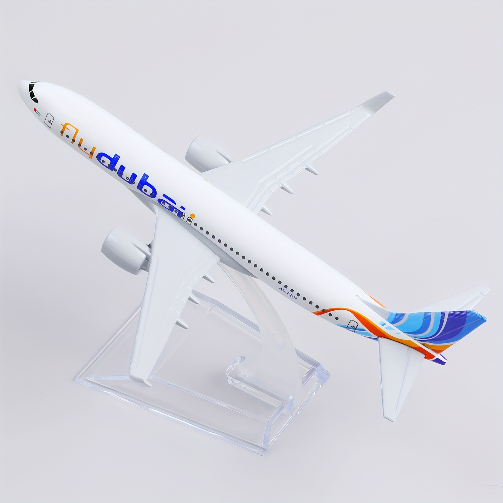 Boeing 737 Airplane Model Fly Dubai Airways 1:400 Metal Kit - Temu