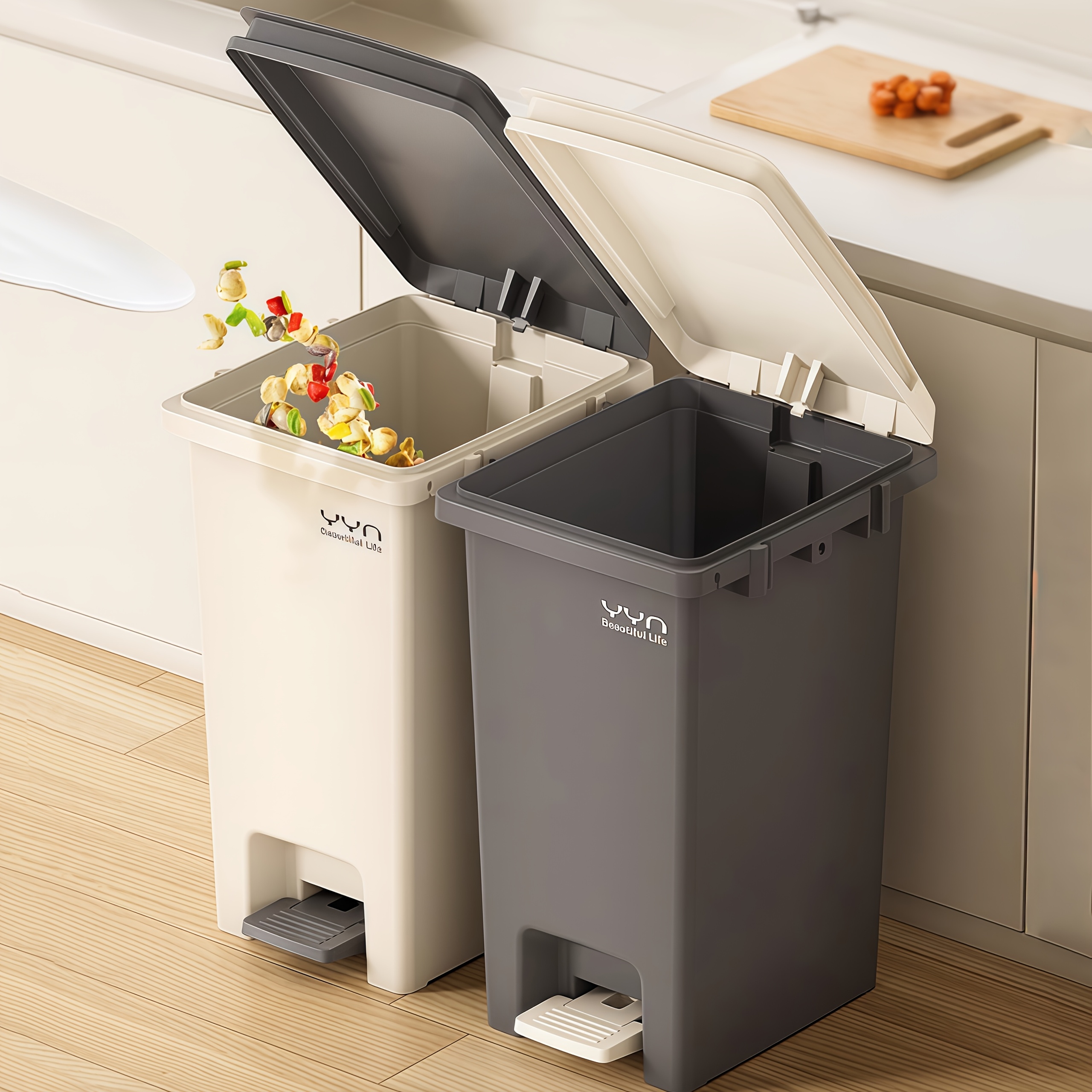 outdoor trash bin storage sold on Temu Canada