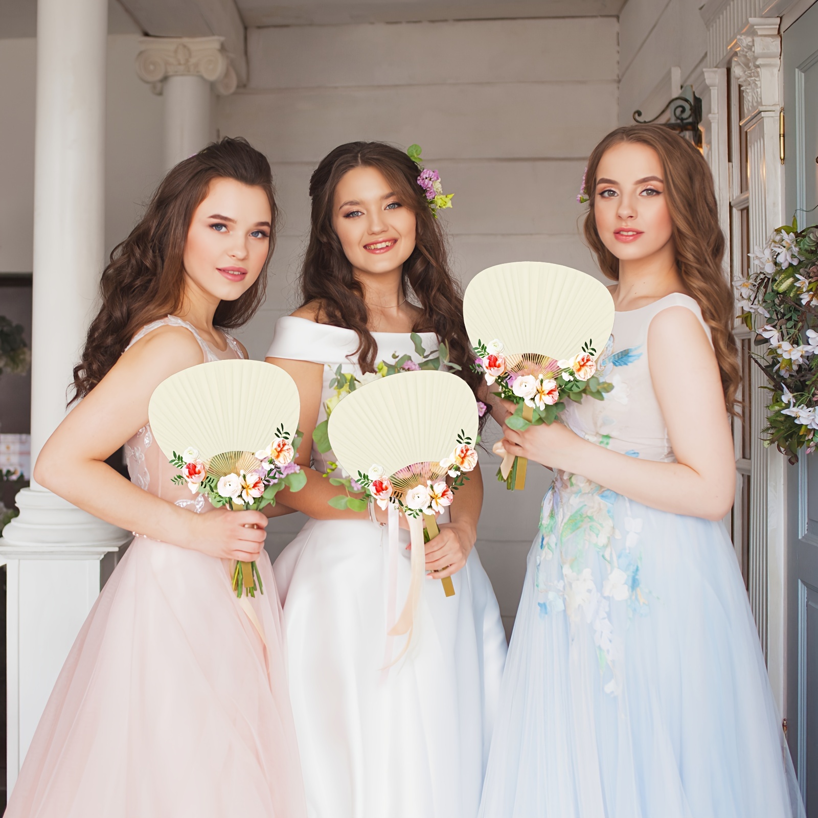 paddle fan bulk wedding guests decorative fans electric home - Temu