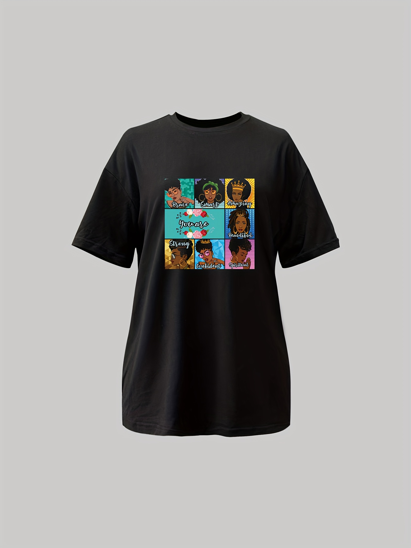 Graphic Print T shirt Short Sleeve Crew Neck Casual Top - Temu United Kingdom