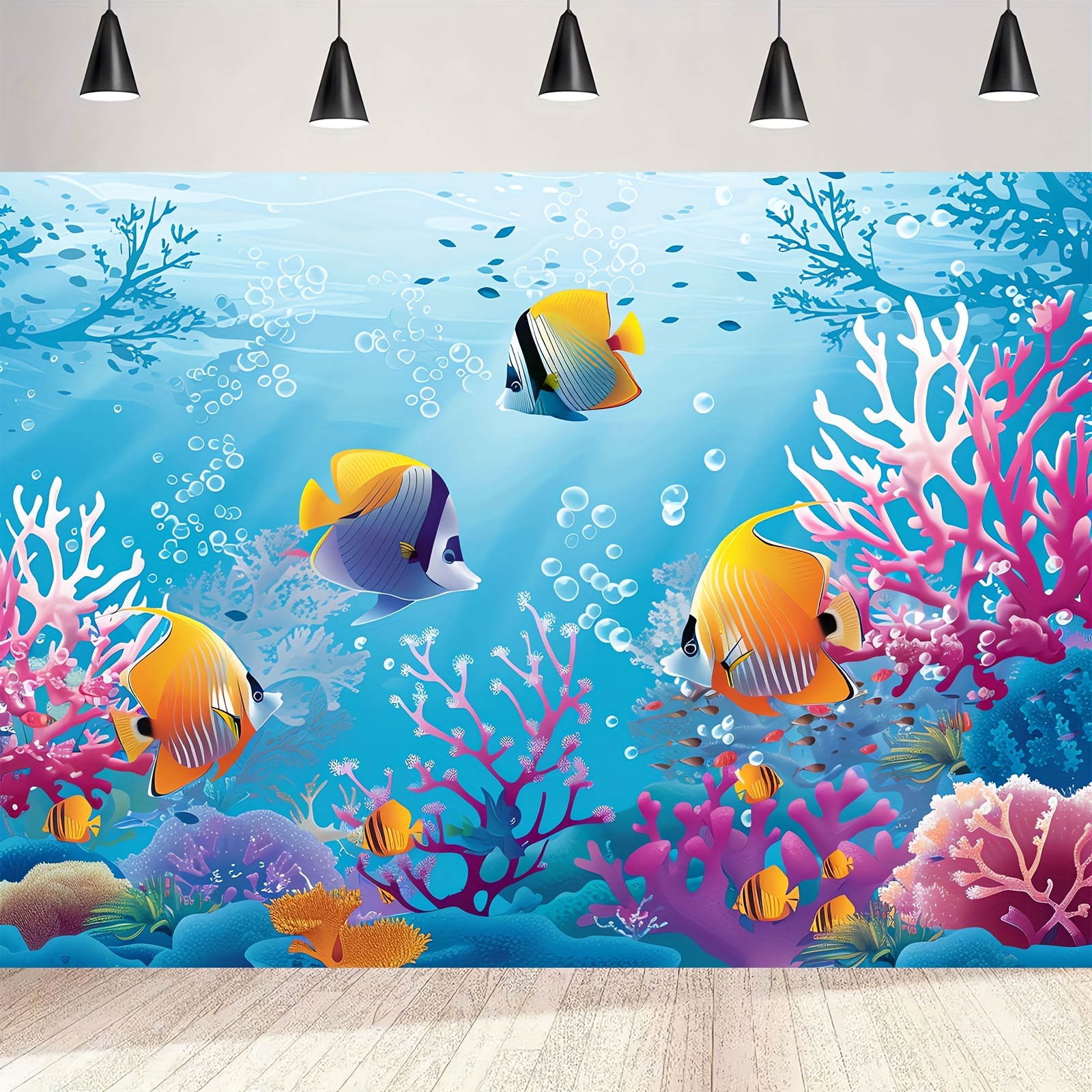"oceanic Bliss" Underwater Oasis Photography Backdrop - Summer Aquarium ...