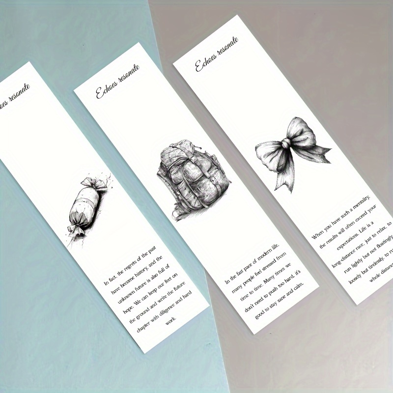 Echo Resonance Bookmark Set: Ancient Style Bookmarks - Temu