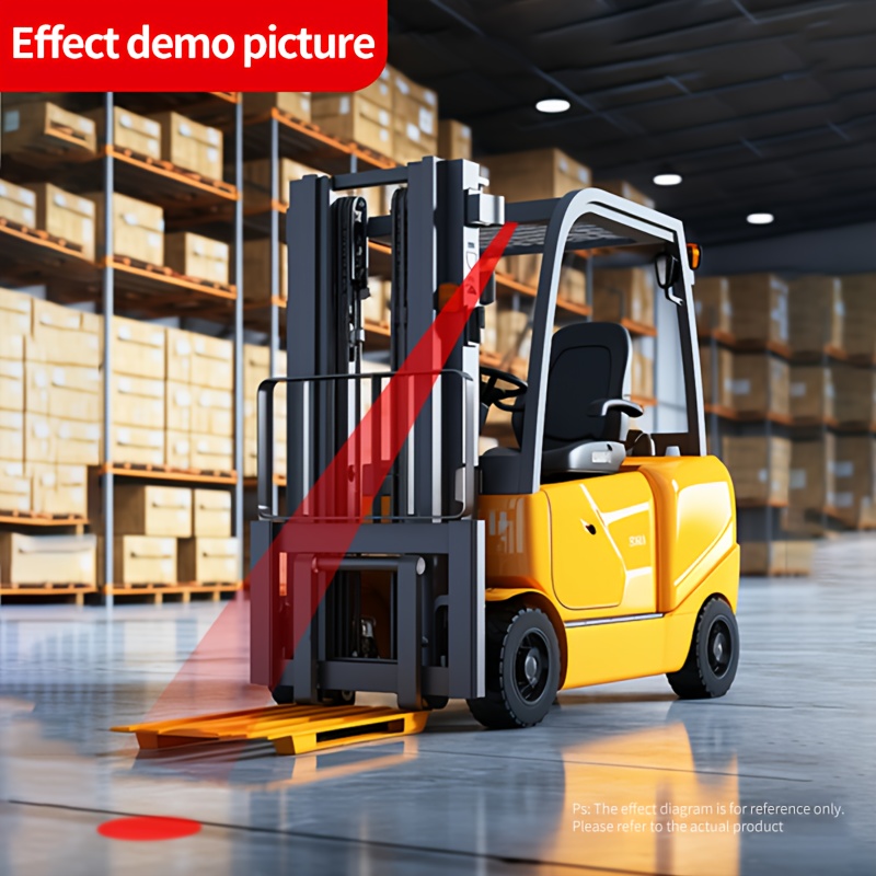 12w Oval Fork Light Suitable For Forklift Warning Light Blue/red Led ...