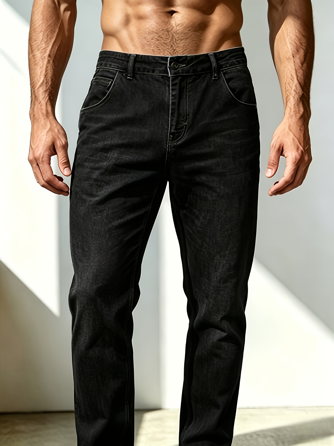 mens jeans men sold on Temu United States