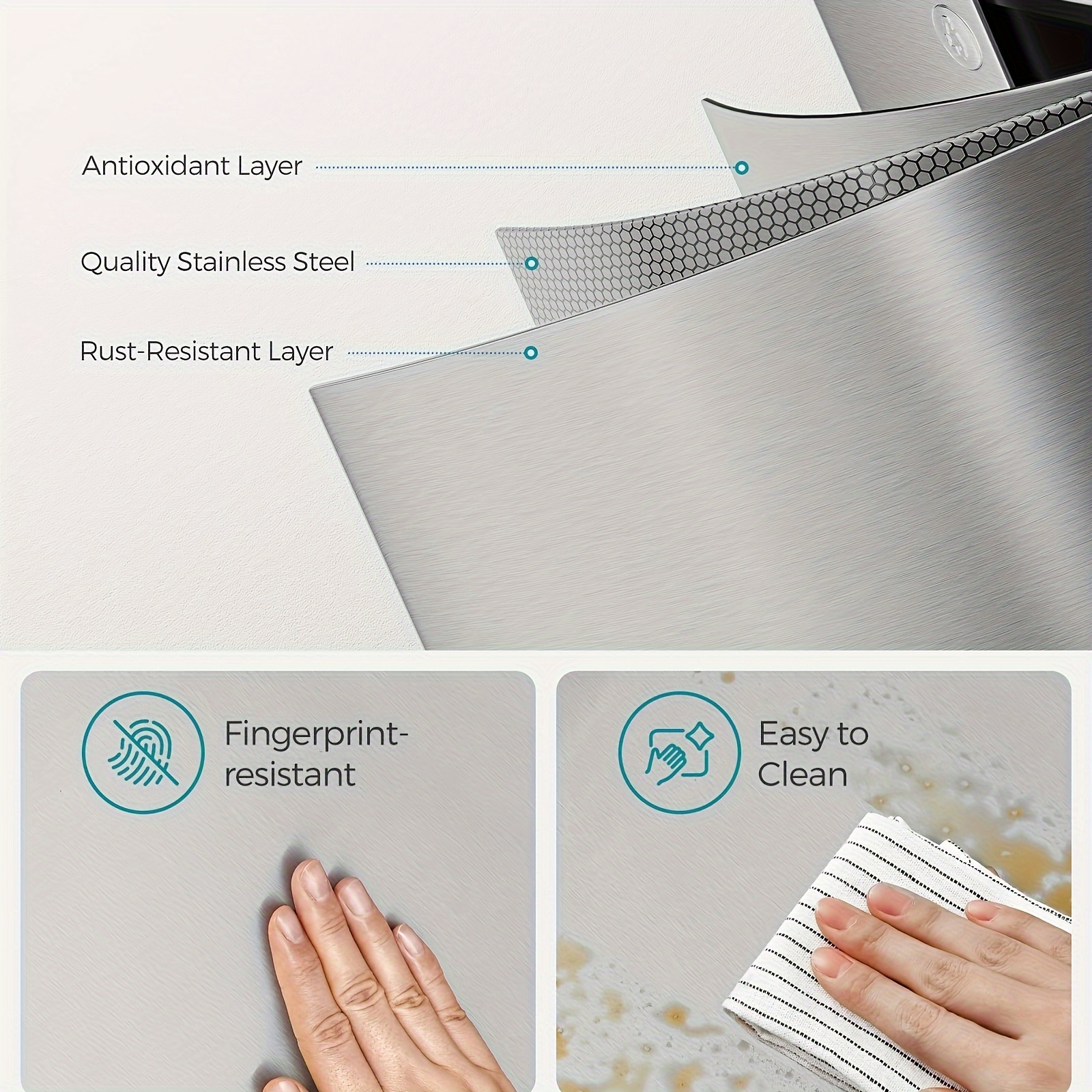 Dual Compartment Trash 2 X 6.6 Gallon Stainless Steel - Temu