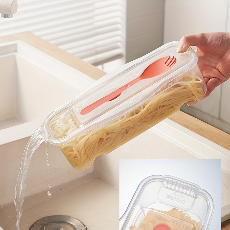 Microwave Pasta Cooker Strainer Heat resistant Spaghetti - Temu
