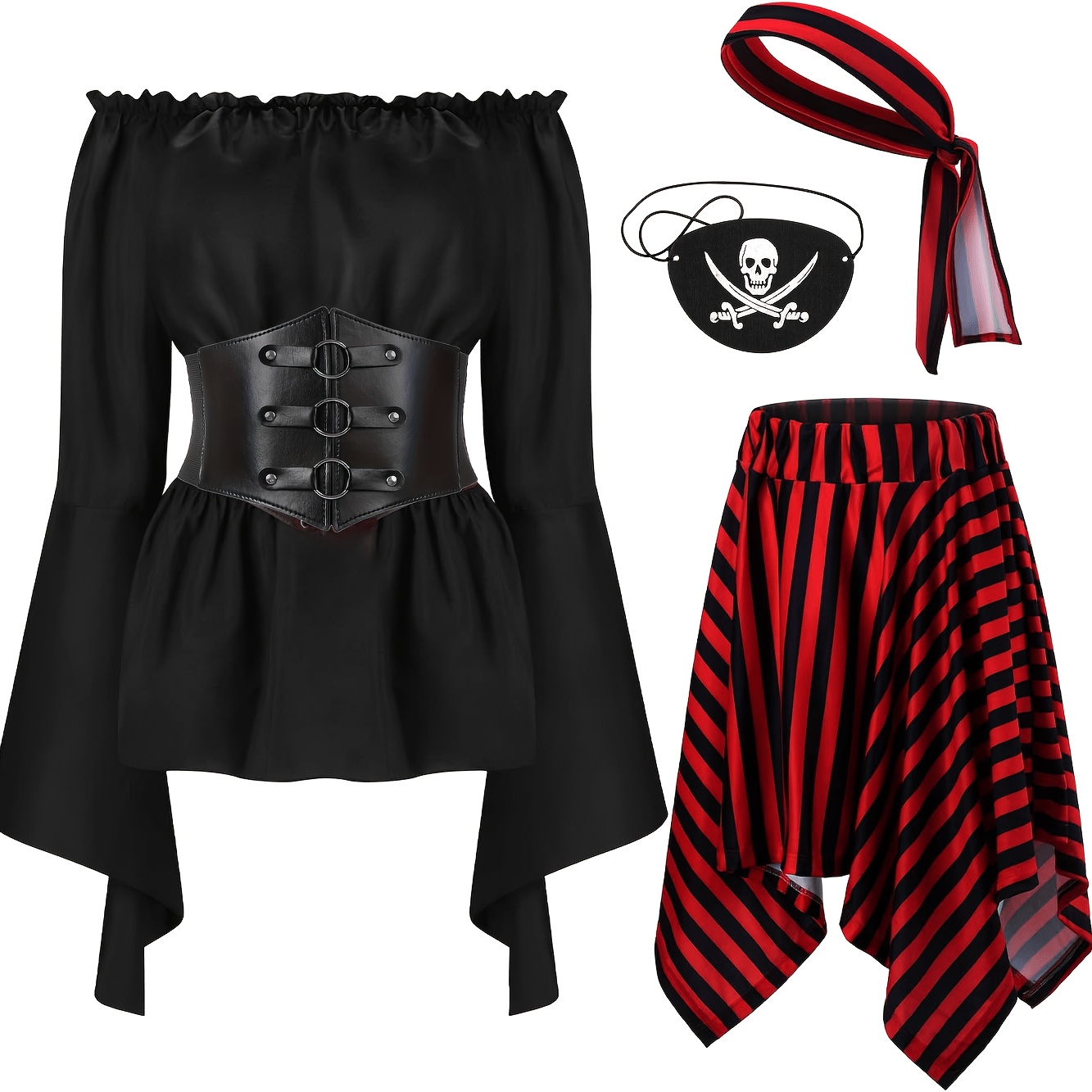 pirate clothing sold on Temu United States