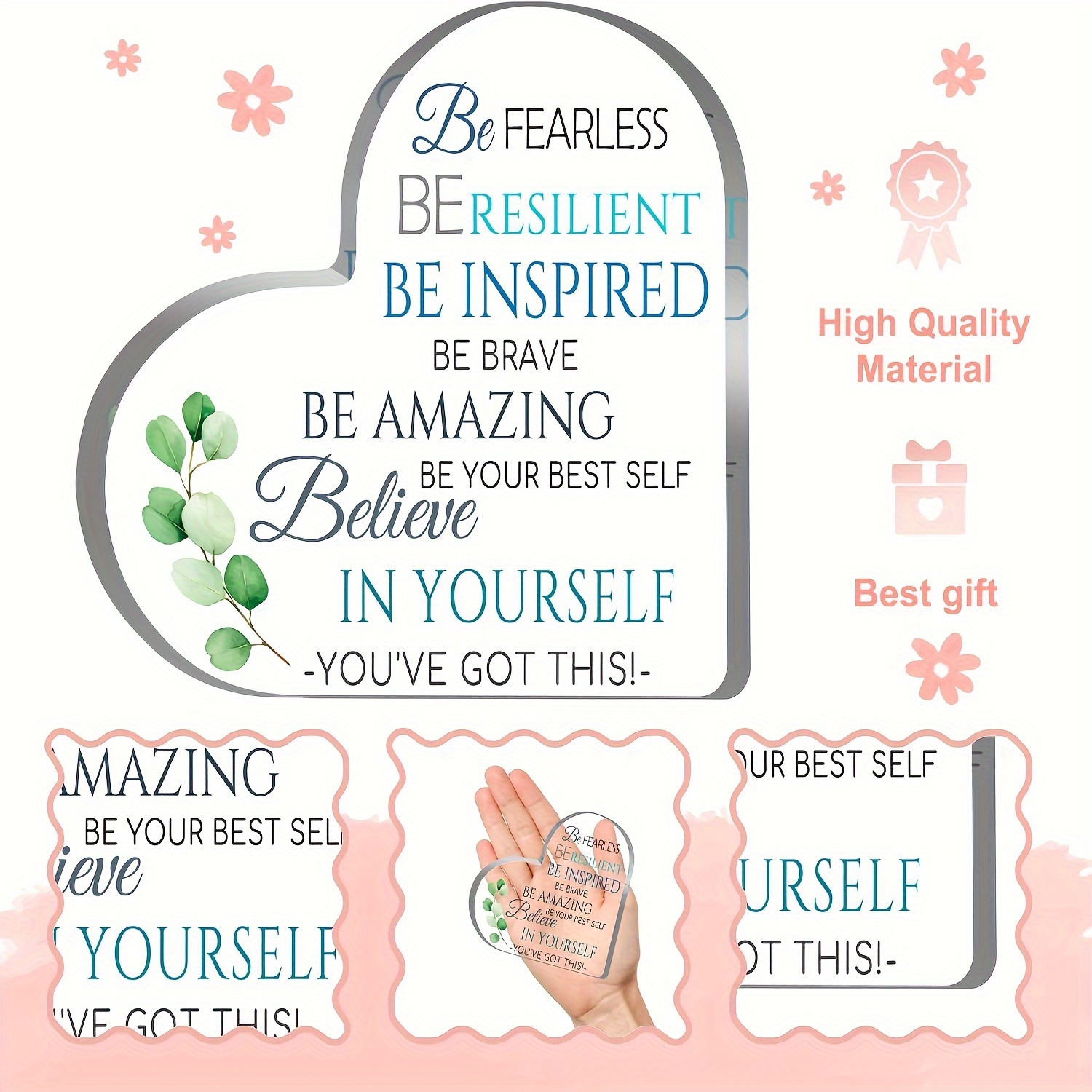 acrylic decorative sign plaque inspirational quotes - Temu