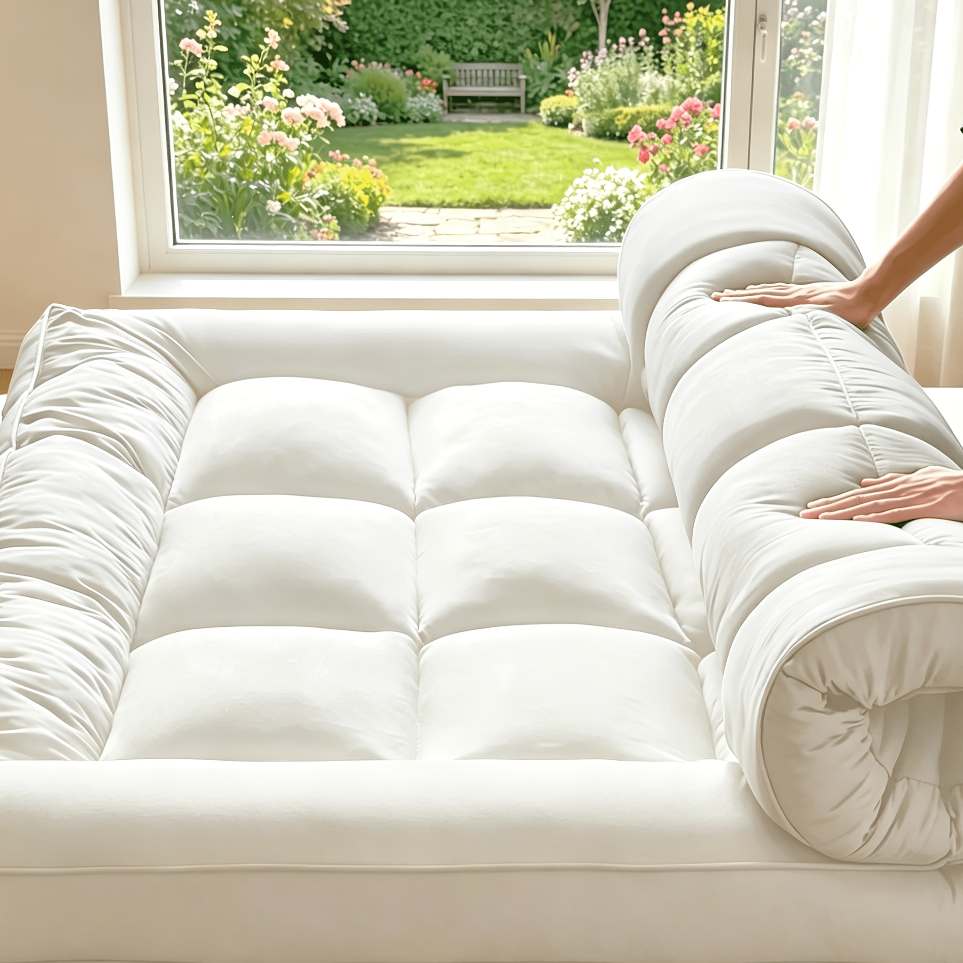 mattress topper full sold on Temu United States