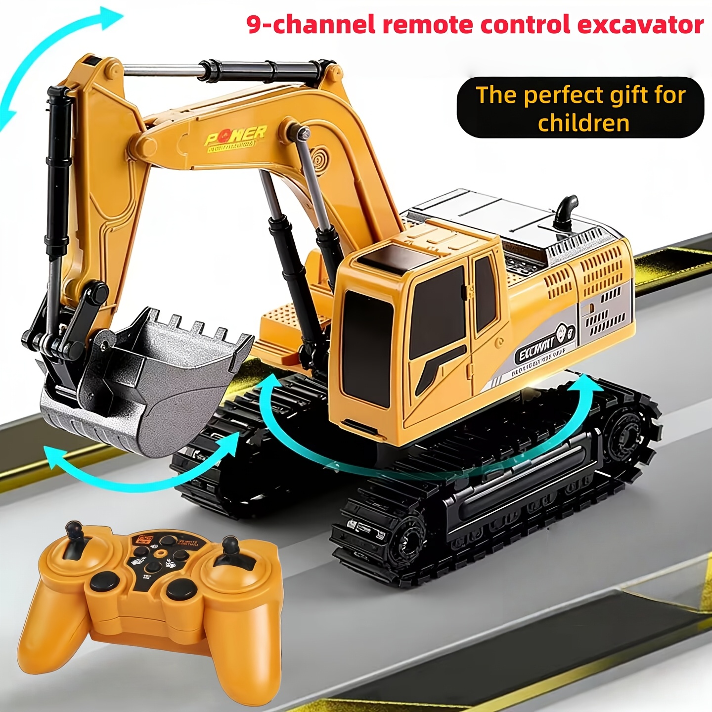 remote control excavator sold on Temu Australia