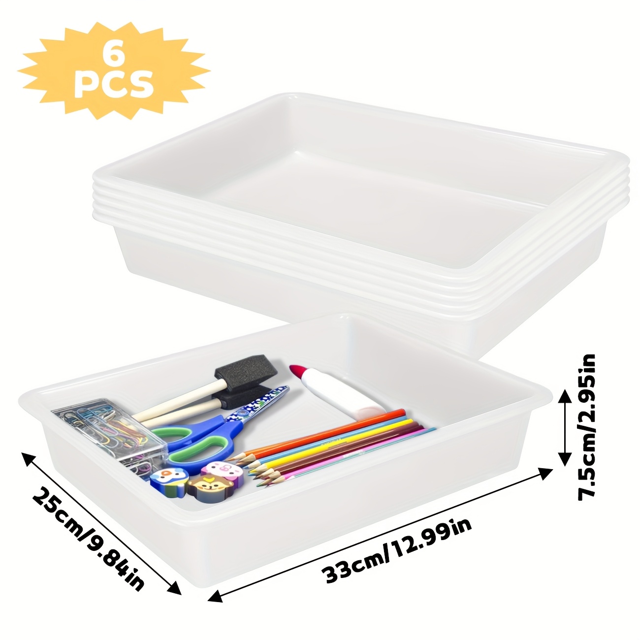 plastic trays large sold on Temu New Zealand
