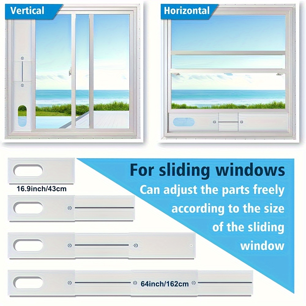 Versatile Portable Air Conditioner Window Kit Exhaust Hose - Temu Australia