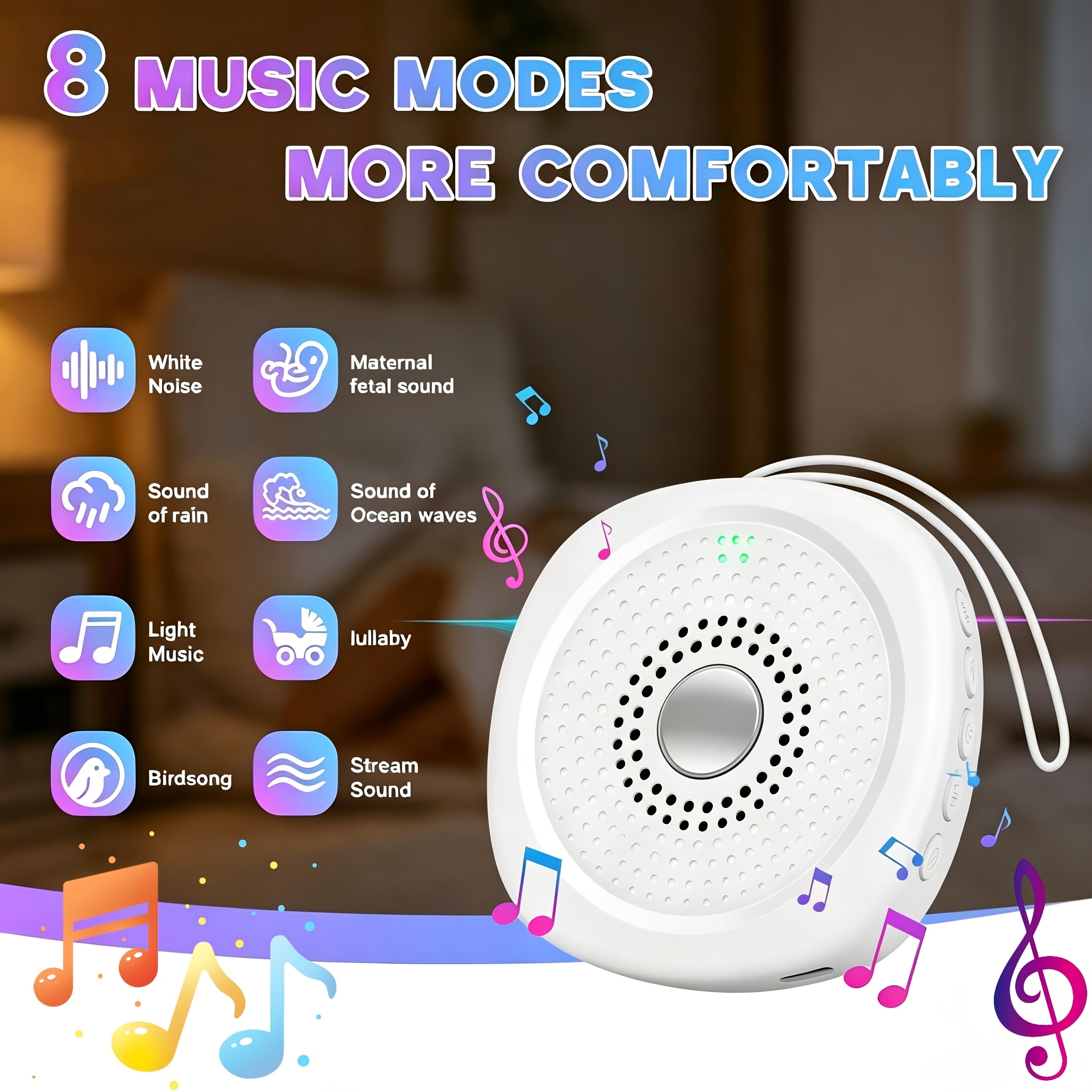 white noise machine sold on Temu United States