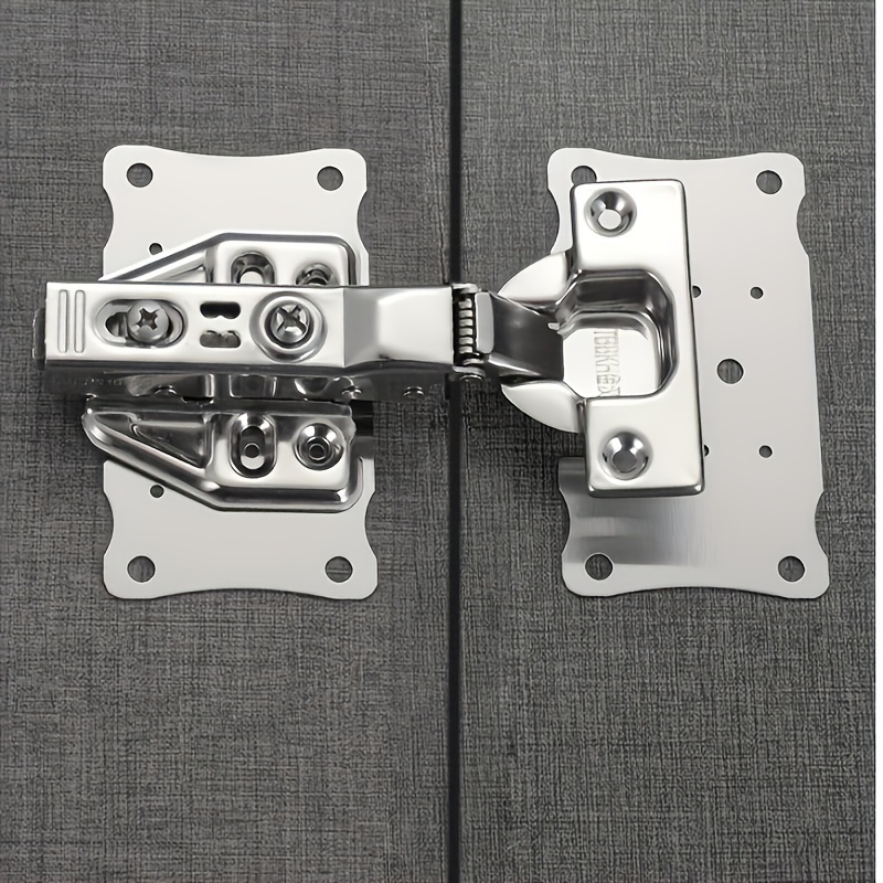 [modern Look] 2-pack Stainless Steel Cabinet Hinge Repair Kit With ...