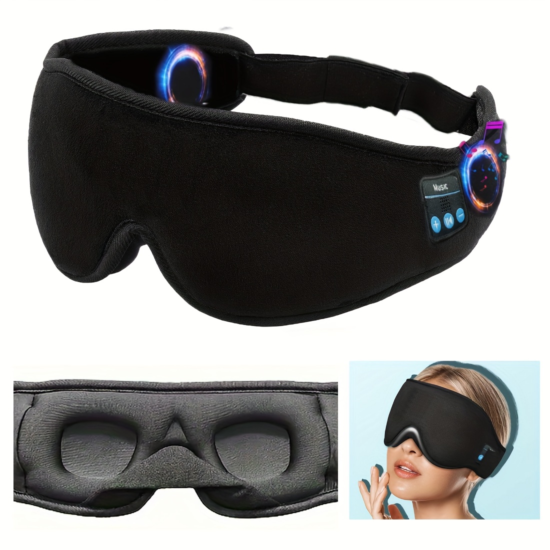 bluetooth sleep mask sold on Temu New Zealand