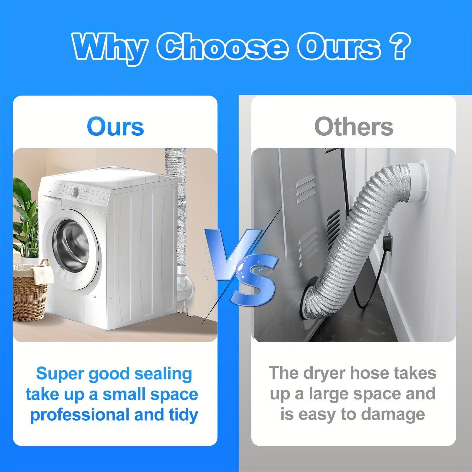 Laundry Dryer Connection Kit 90 Degree Dryer Vent Adapter - Temu