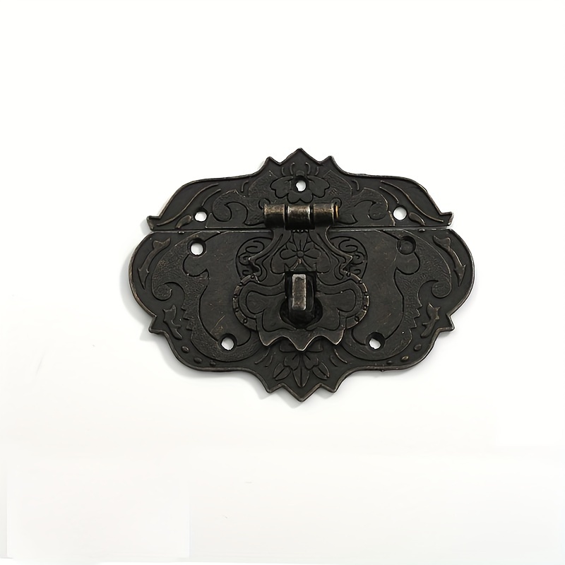 Antique style Panel Lock Retro Lockable Large Wooden Box - Temu New Zealand