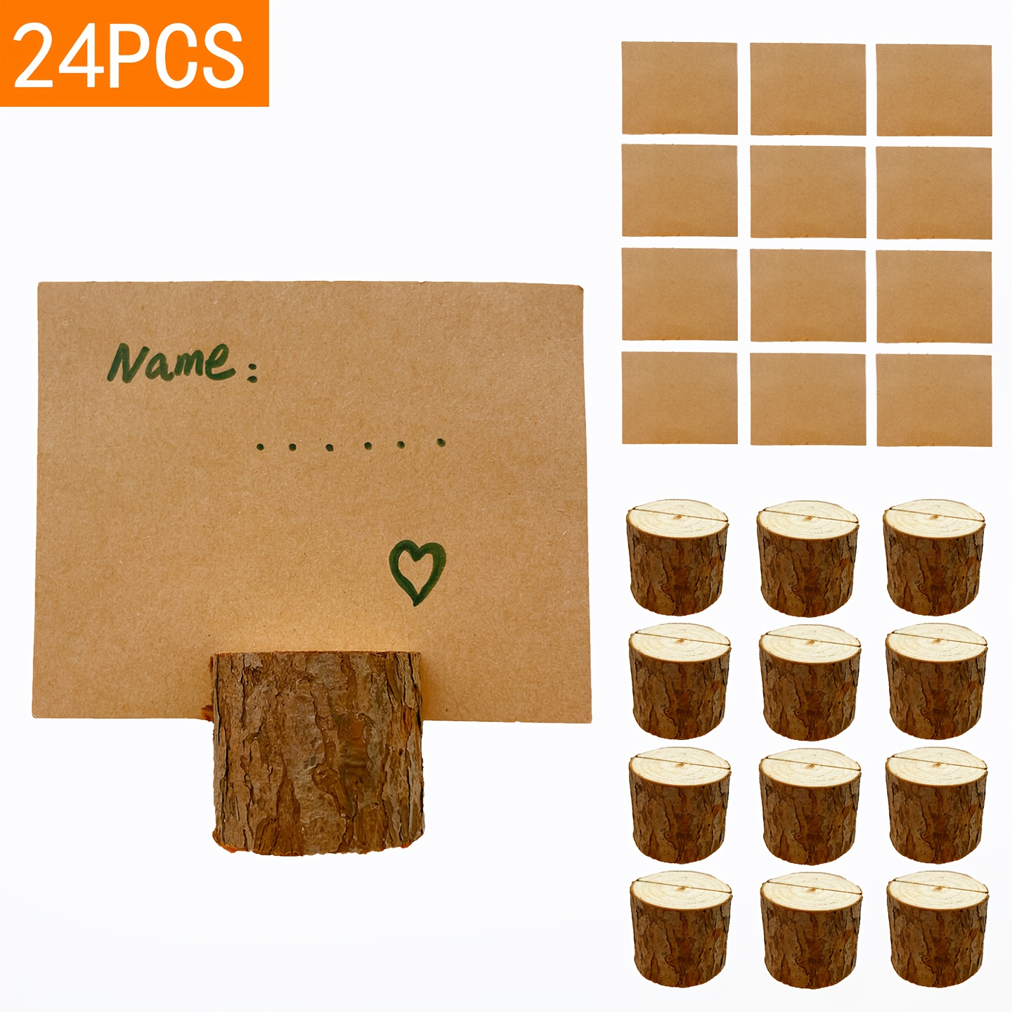 wooden card holders sold on Temu United States