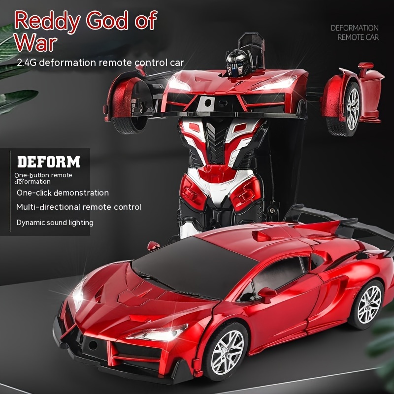 Remote Control Car, Transform Robot Rc Car Toy, Scale Car With One ...