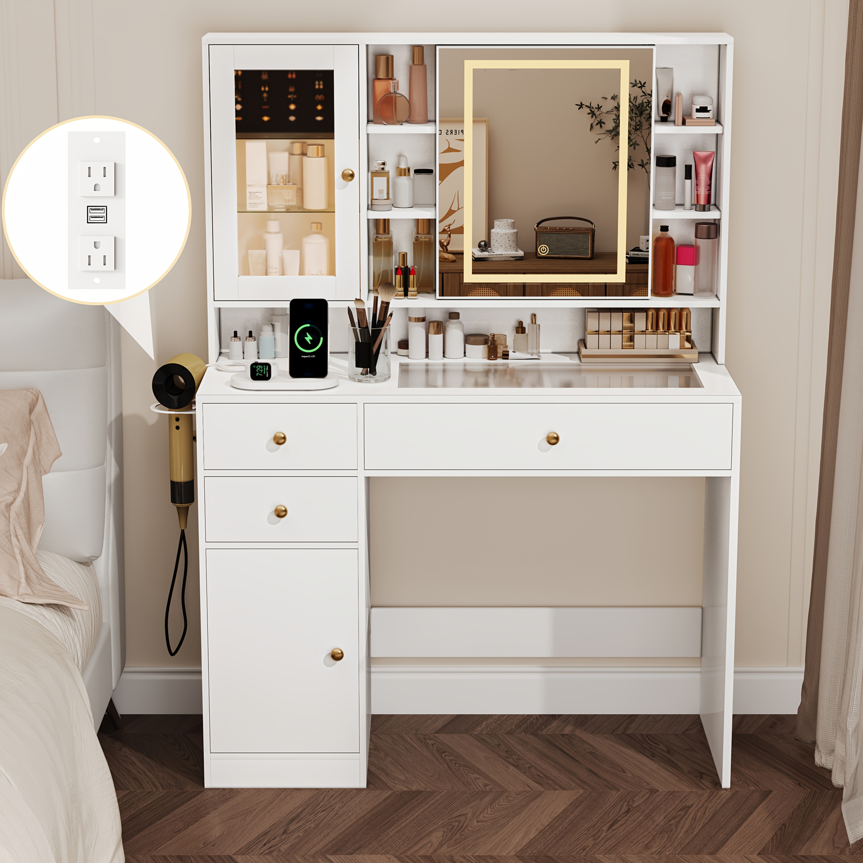 vanities sold on Temu United States