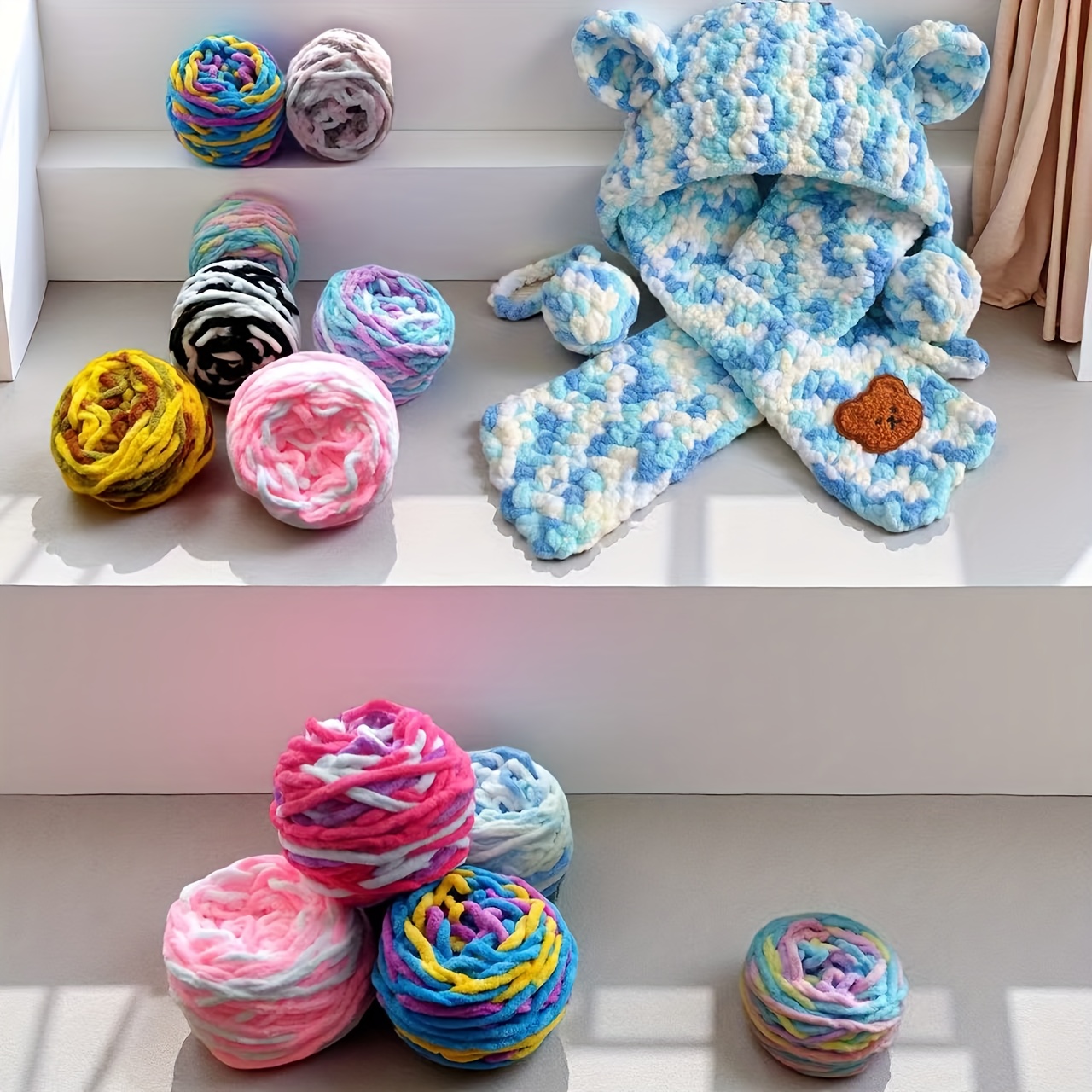 blanket yarn sold on Temu United States