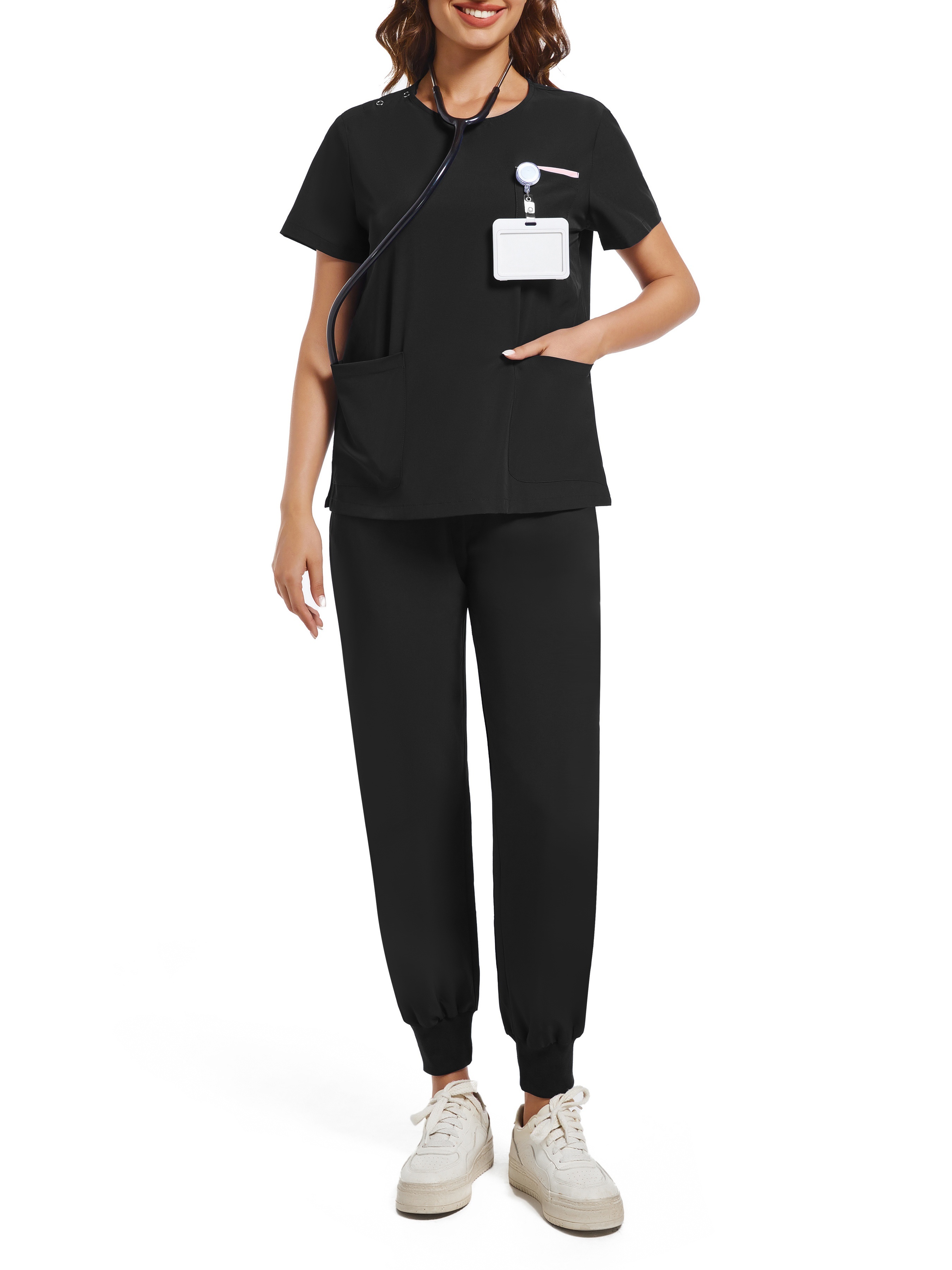 women scrubs uniforms sold on Temu United States