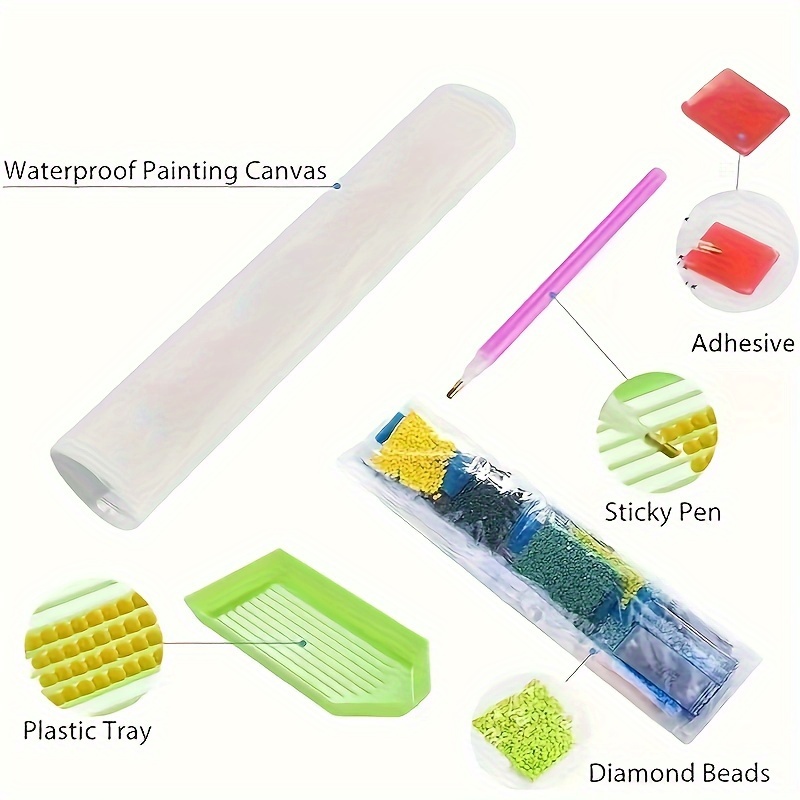 Diy 5d Diamond Painting Kit Frameless Mosaic Art Round - Temu