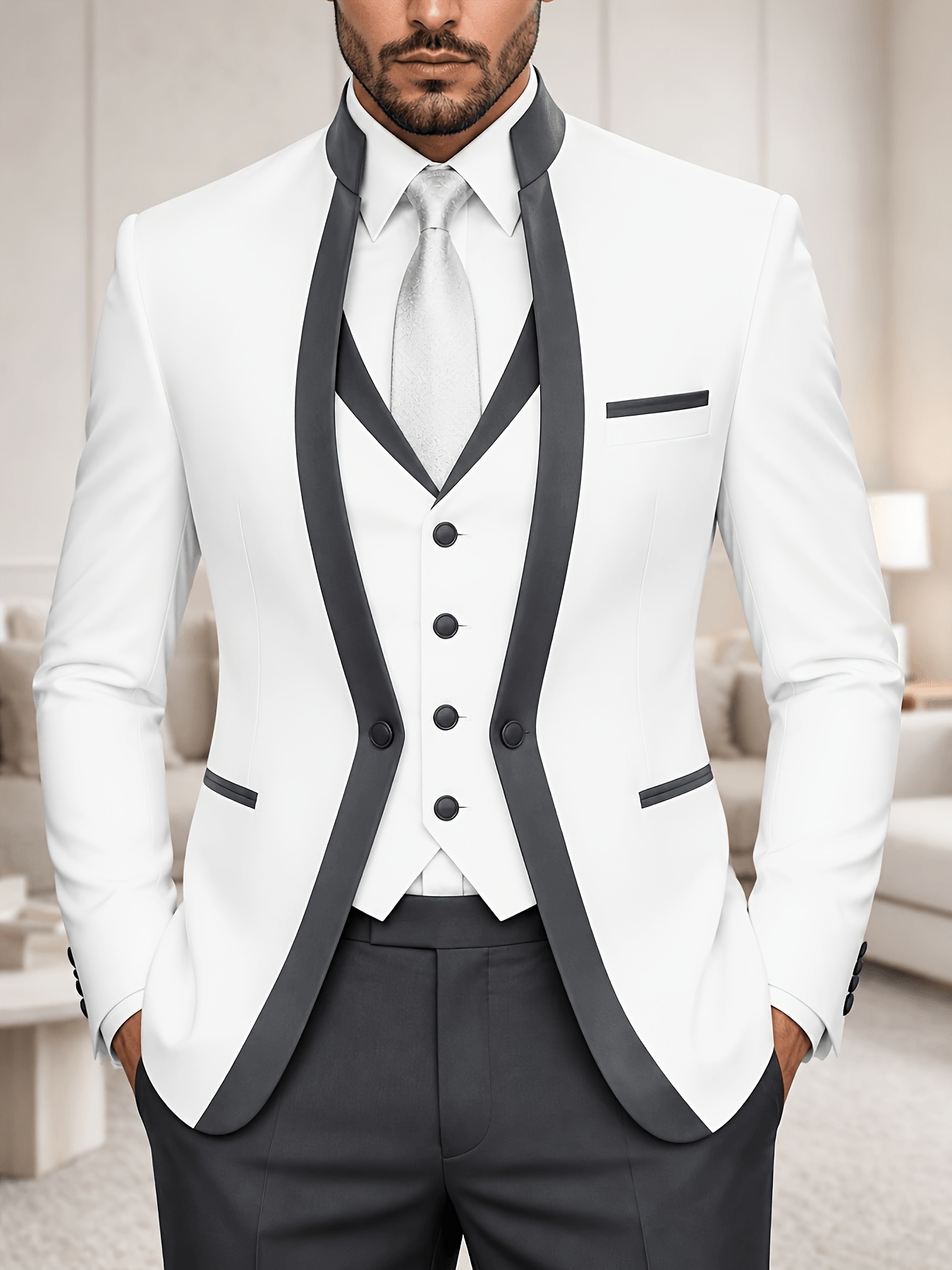 men suit sold on Temu United States