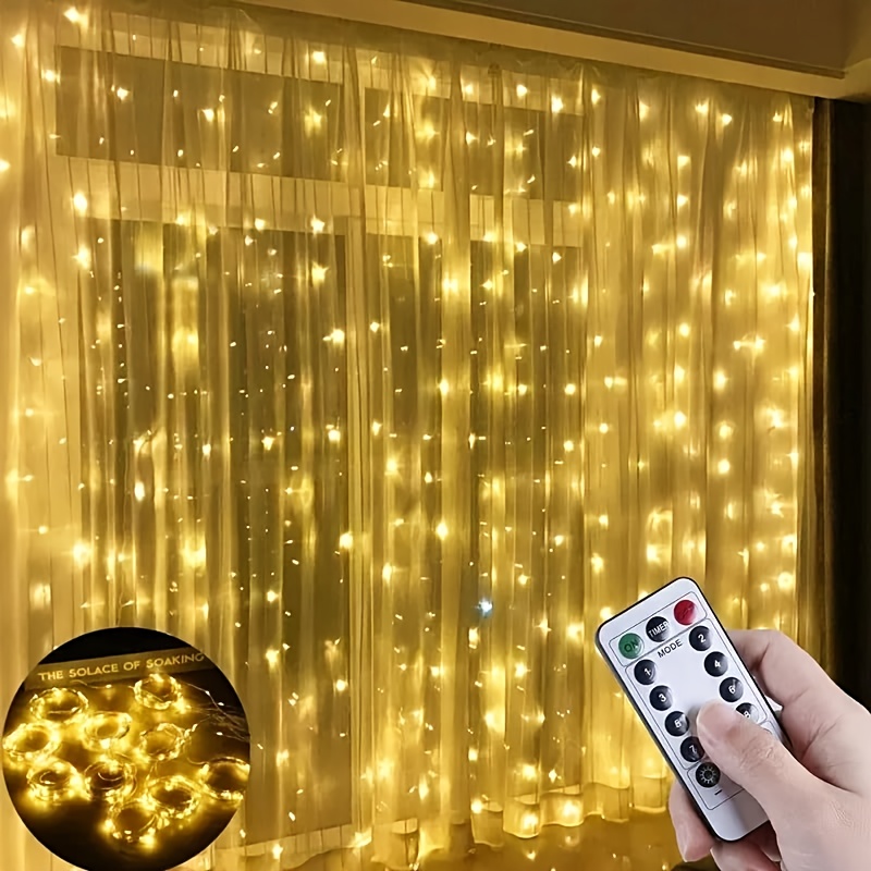 curtain lights sold on Temu United States
