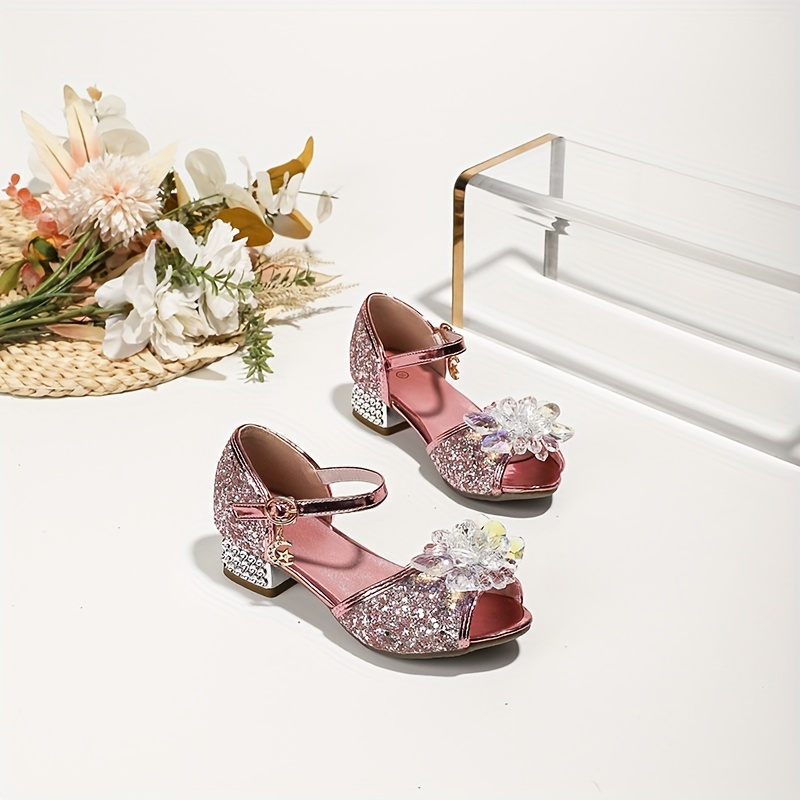 little girls high heels children dancing shoes Temu
