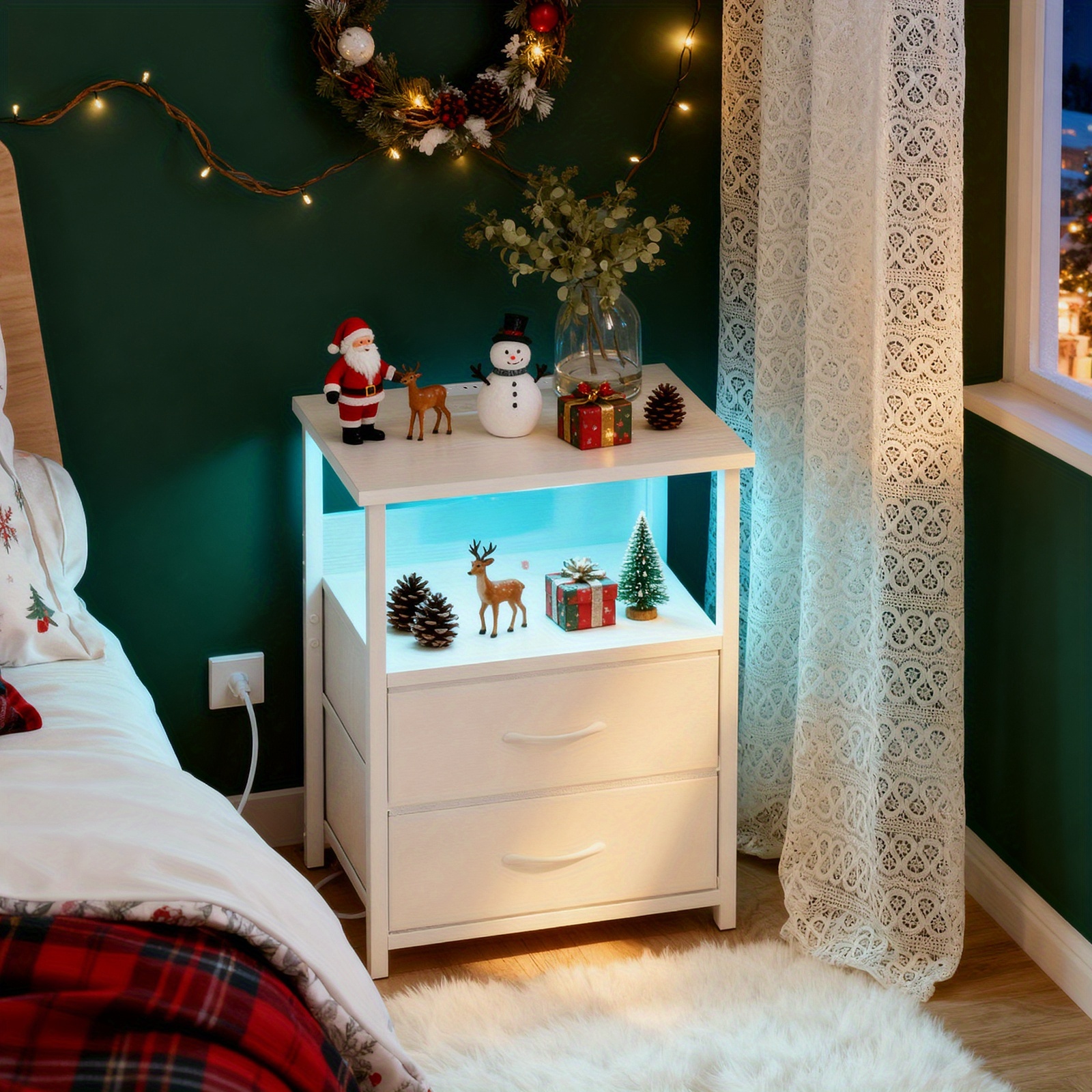 side table with drawers sold on Temu United States
