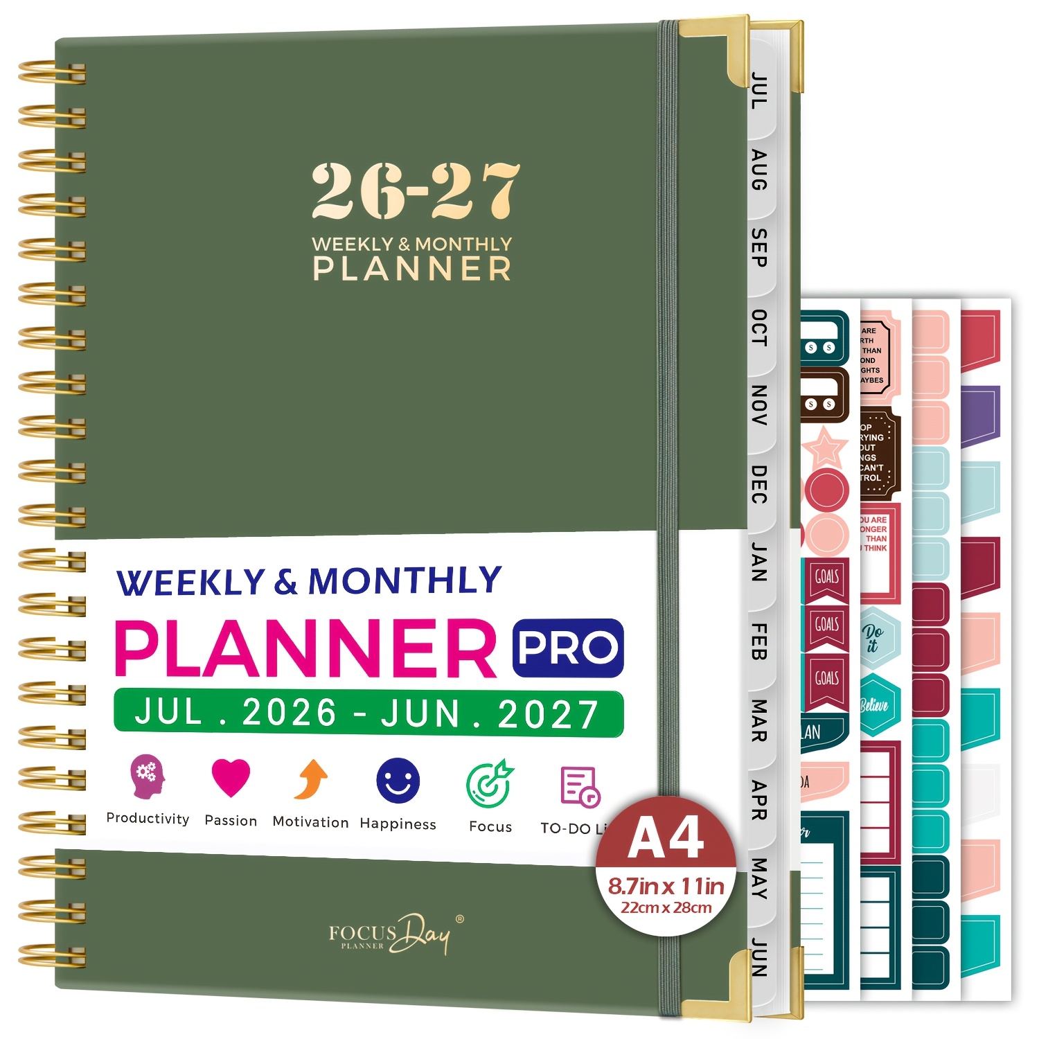 planner agenda sold on Temu United States