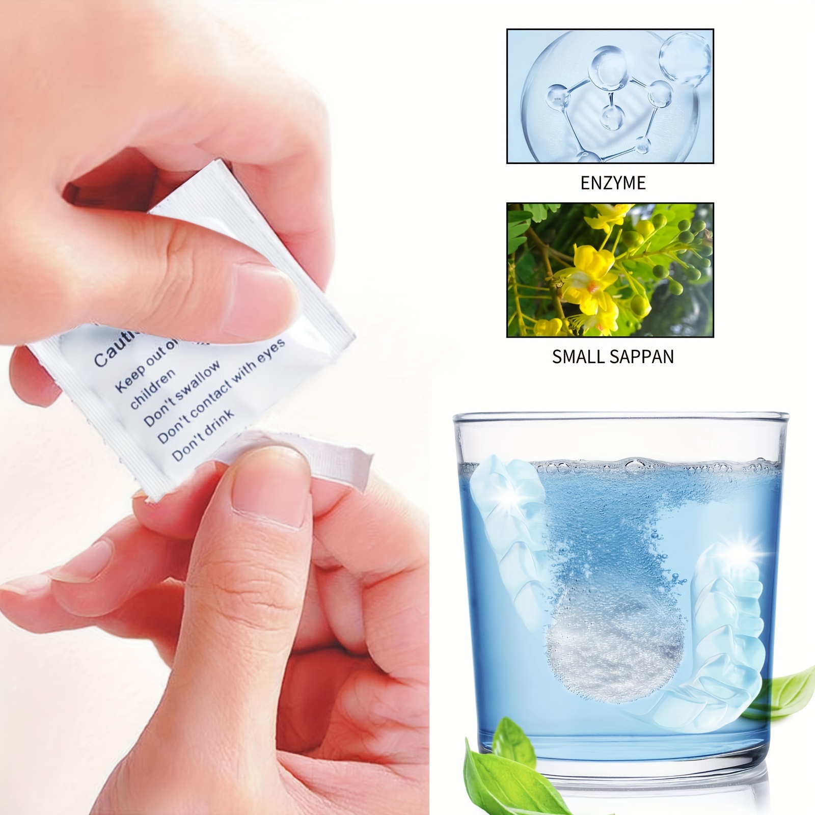 Denture Cleaning Effervescent Tablets - Temu New Zealand