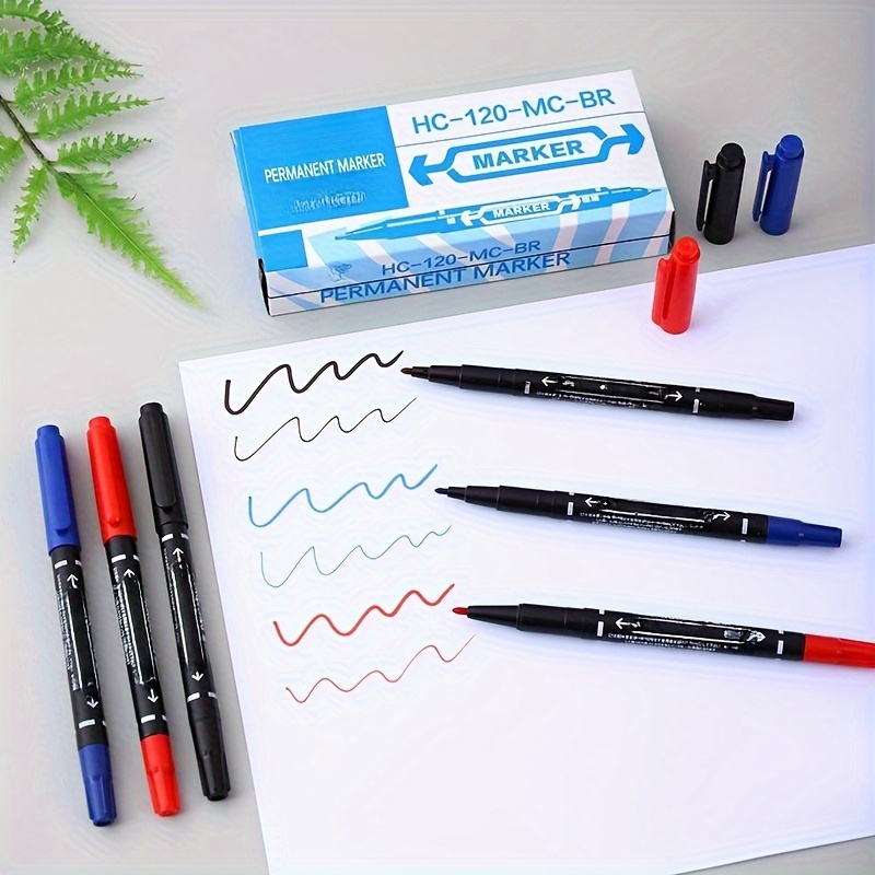 120-pack Dual-tip Art Markers, Fine & Brush Tips, Assorted Colors ...